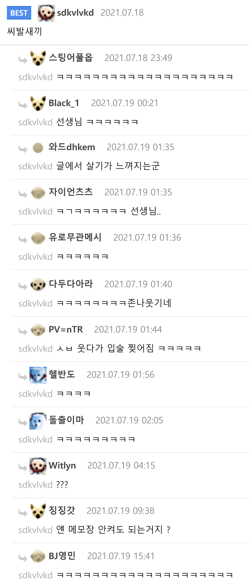 누나들이 좋은 돌고래 오픈이슈갤러리 인벤