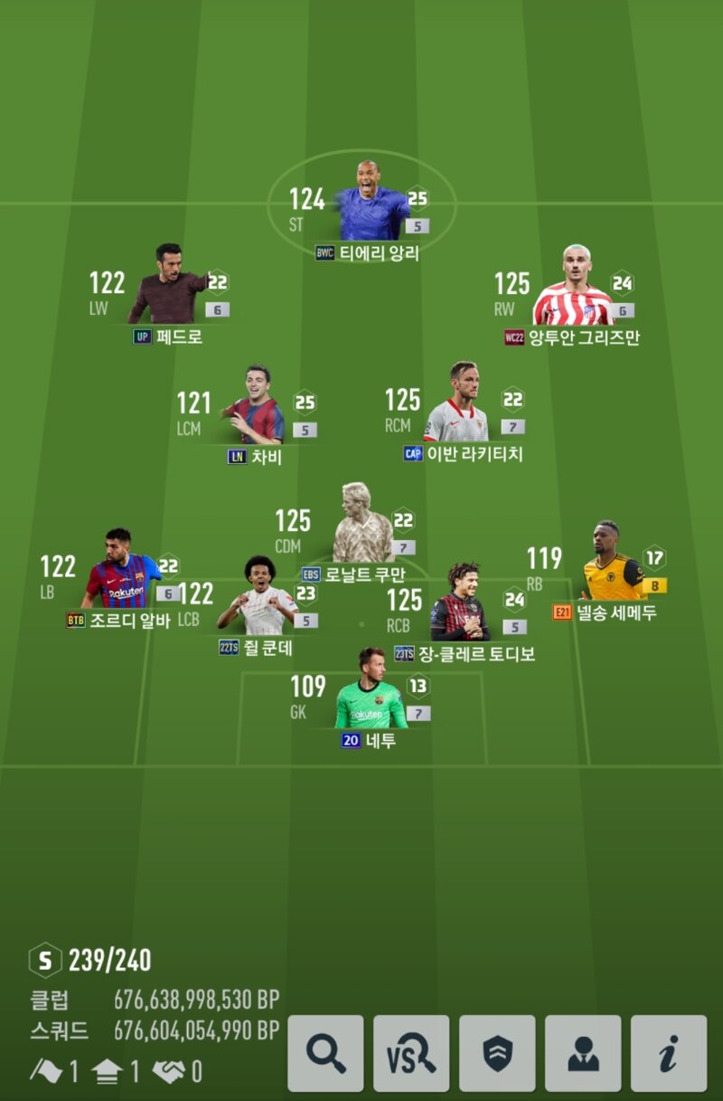 Fc 온라인 인벤 바르샤 평가부탁드립니다 Fc 온라인 인벤 팀전술 평가 상담 게시판