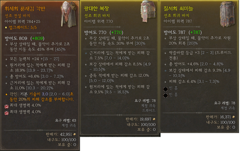 디아블로4 인벤 드린이 드루이드 바지 질문드립니다 디아블로4 인벤 드루이드 게시판