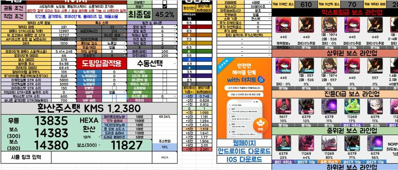 메이플스토리 인벤 헥사 환산 11269 하드스우 솔플 최소컷 메이플스토리 인벤 전사 직업게시판