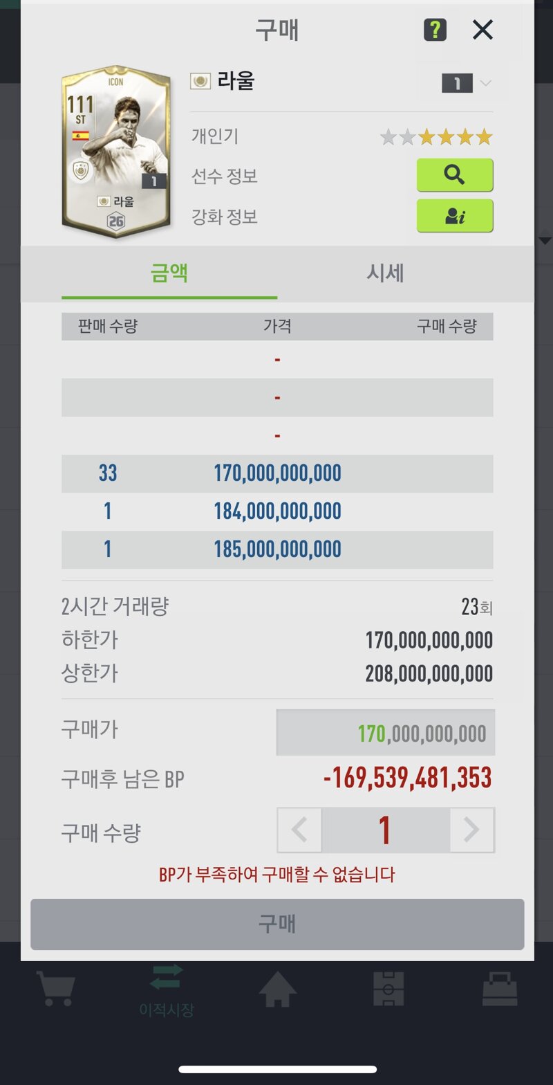 피파 온라인4 인벤 라울 반페 떡락중 피파 온라인4 인벤 자유게시판