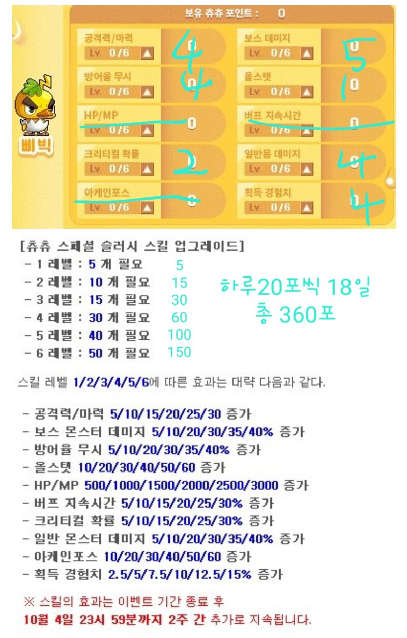 메이플스토리 인벤 개인용 마약버프 메모 메이플스토리 인벤 자유게시판