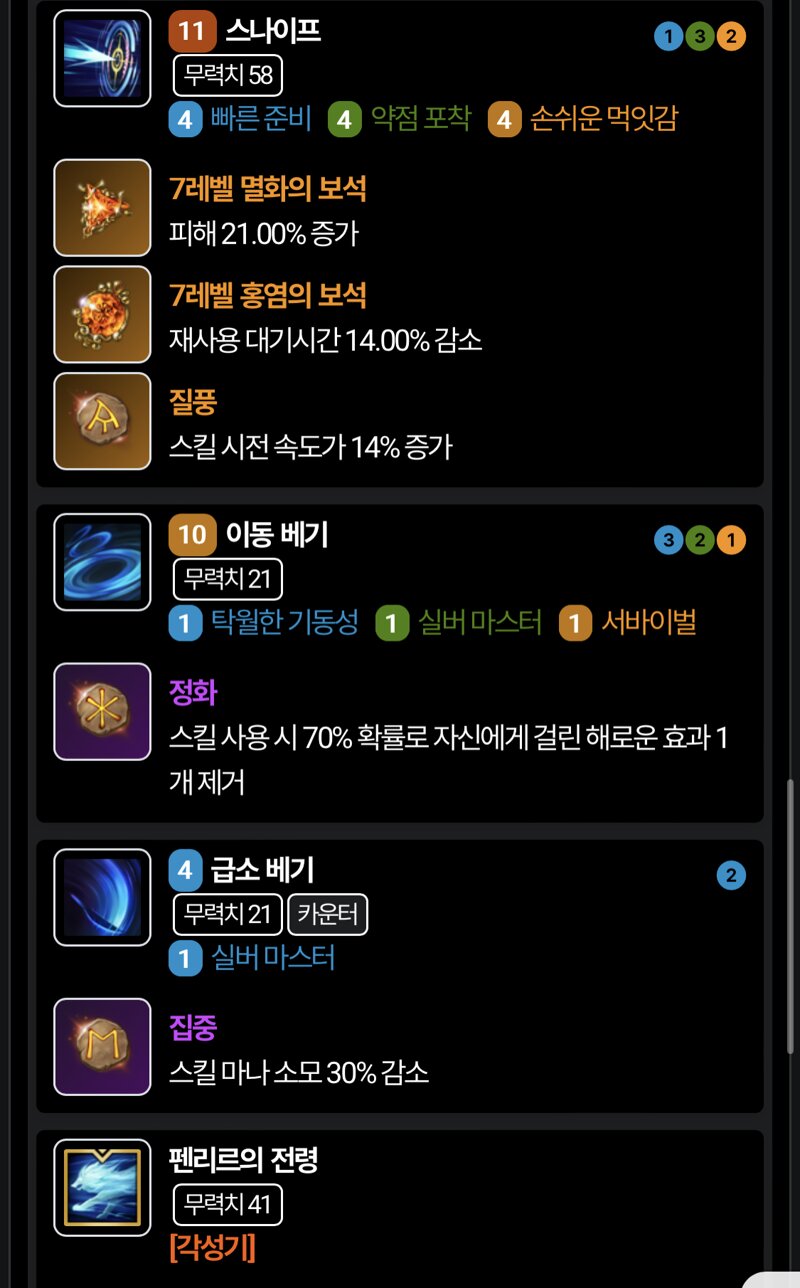 로스트아크 인벤 죽습호크 세팅 질문 드립니다 로스트아크 인벤 호크아이 게시판
