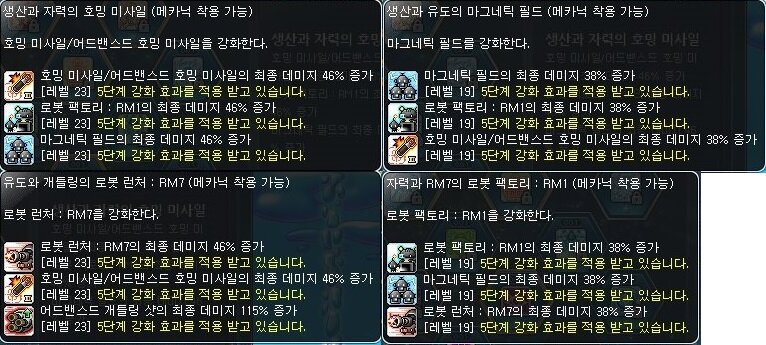메이플스토리 인벤 유니온 250작하이퍼버닝 메카닉 공략 후기 사냥터 공유 메이플스토리 인벤 팁과노하우 게시판