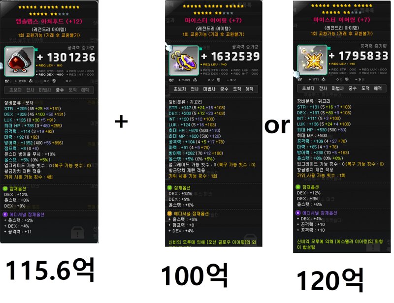 메이플스토리 인벤 200억으로 스펙 업 하려는데 다섯가지 방법 중 어떤 방법이 좋을까요 메이플스토리 인벤 궁수 직업게시판