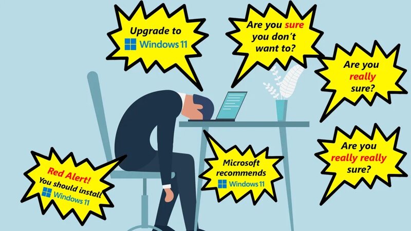 나는 Windows 10을 고수하고 있지만 Microsoft는 업그레이드하라고 잔소리하는 것을 멈추지 않습니다 Vortex