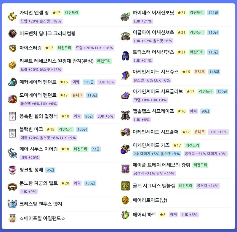 메이플스토리 인벤 다음 스펙업 봐주시면 감사합니다 메이플스토리 인벤 리부트 게시판
