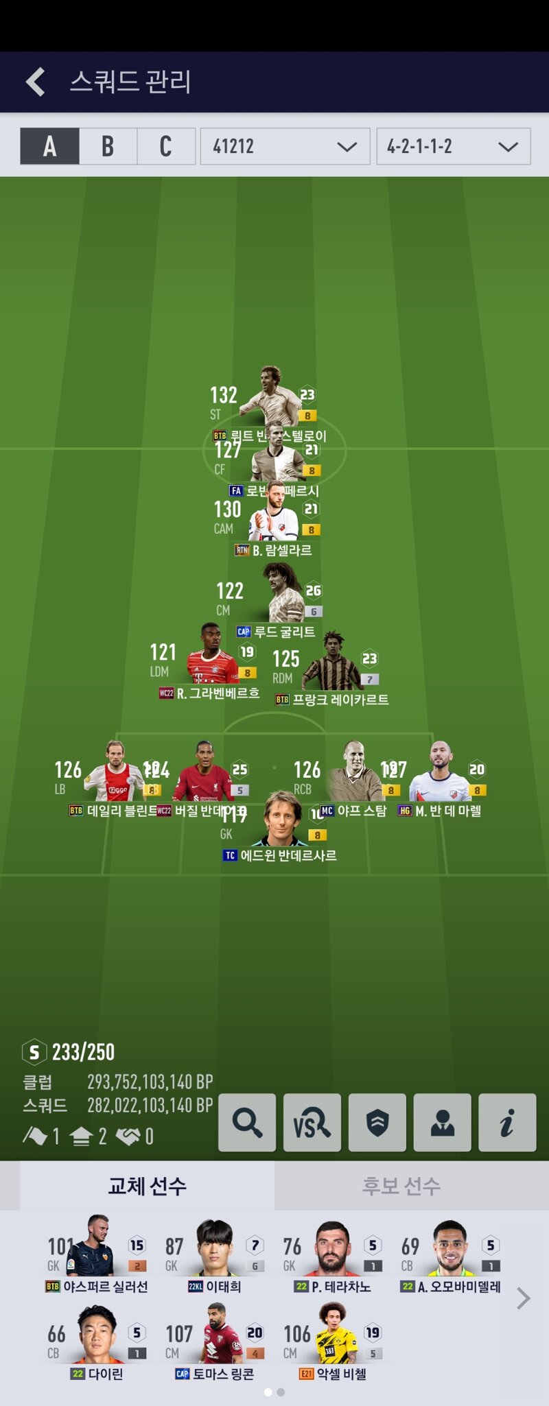 Fc 온라인 인벤 네덜란드 스쿼드 보강 질문 드립니다 Fc 온라인 인벤 감독모드 게시판