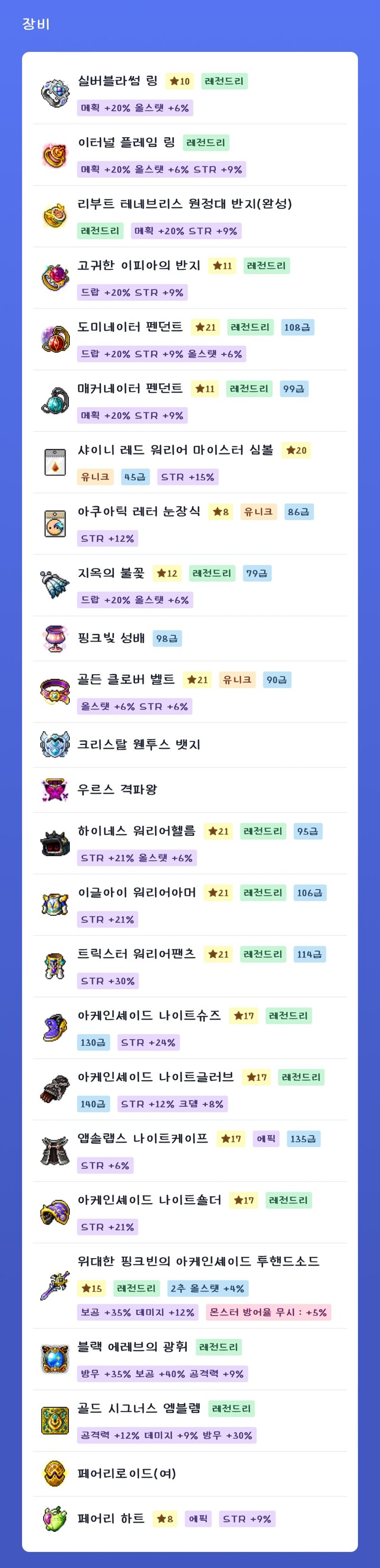 메이플스토리 인벤 270 소울마스터 스펙업 메이플스토리 인벤 리부트 게시판