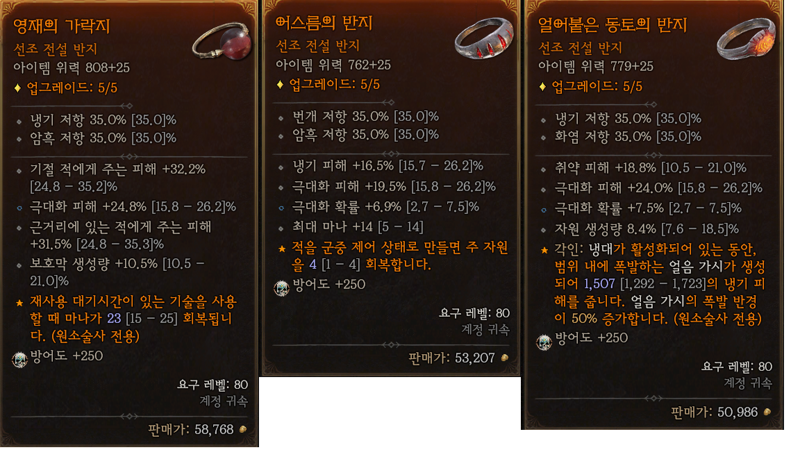 디아블로4 인벤 눈드라 반지 조언 부탁 드립니다 디아블로4 인벤 원소술사 게시판