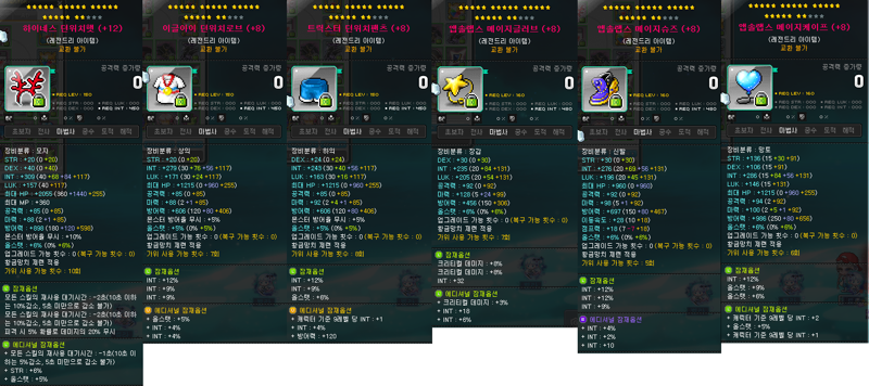 메이플스토리 인벤 템셋 최신화 메이플스토리 인벤 마법사 직업게시판