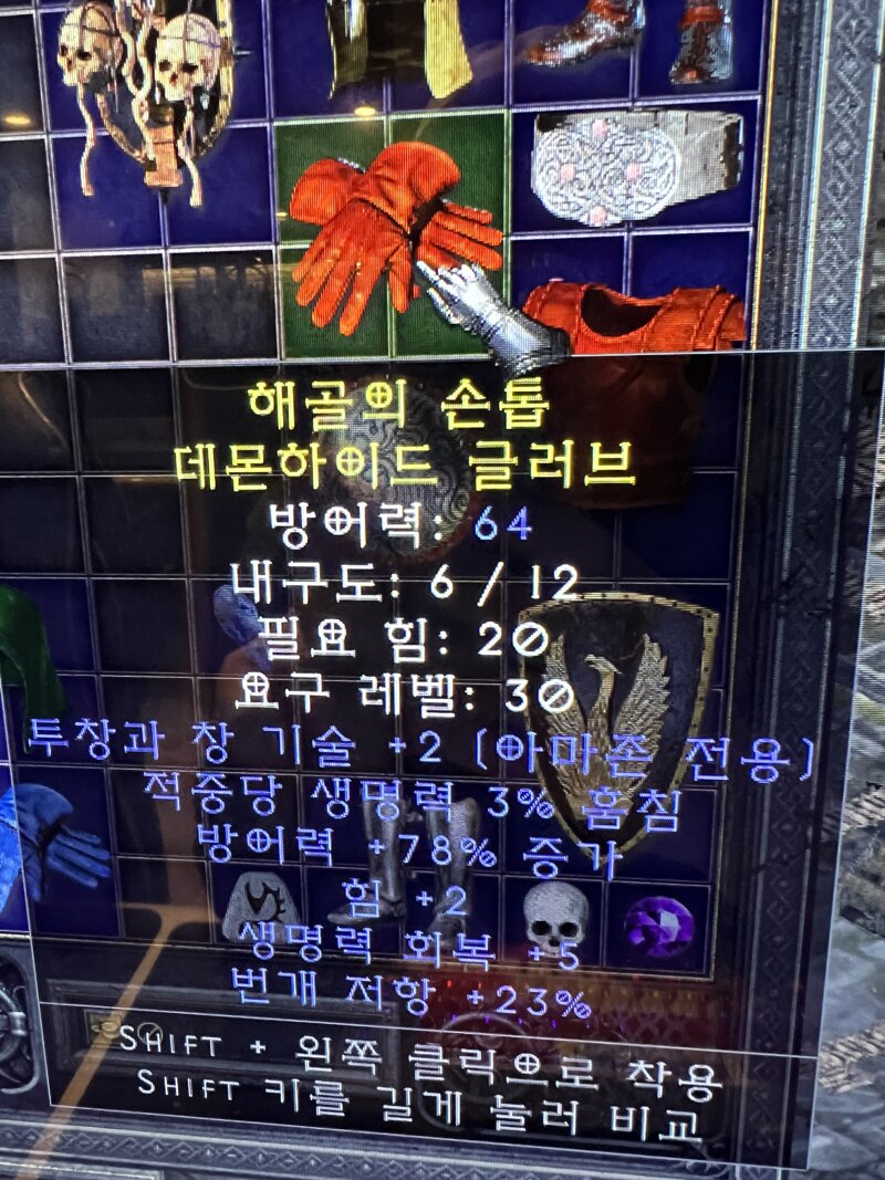 자벨마 스킬 장갑 시세 있나요 디아블로2 자유 게시판 디아블로2 인벤