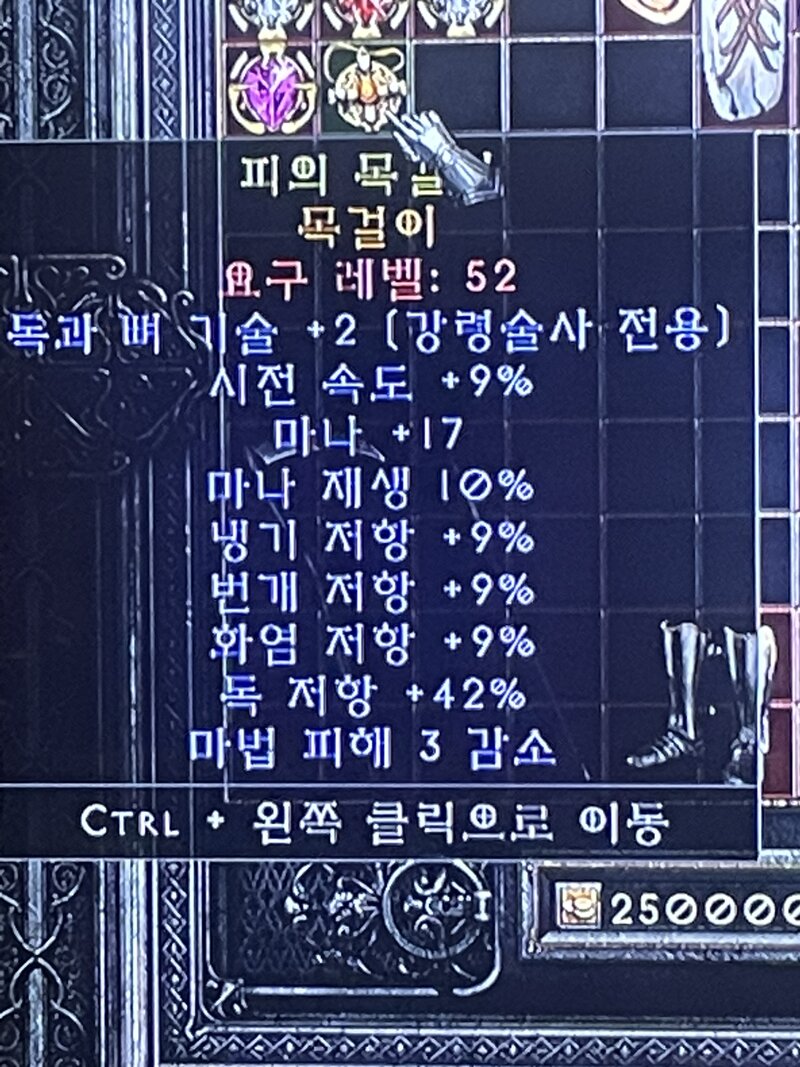 네크 아뮬 쓰는건가여 디아블로2 득템and자랑 게시판 디아블로2 인벤