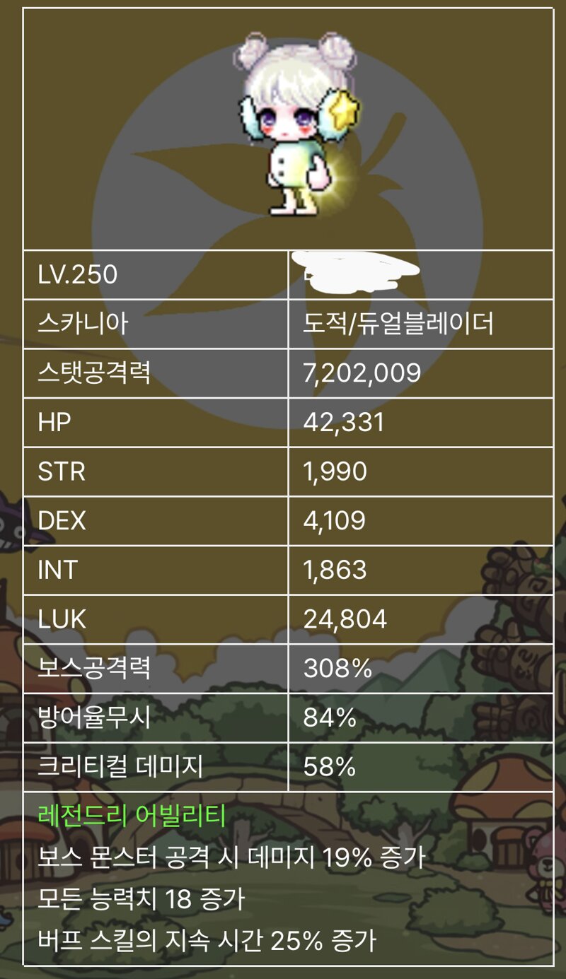 메이플스토리 인벤 800억 추가 템셋으로 해방 셋팅도 가능할까요 메이플스토리 인벤 도적 직업게시판