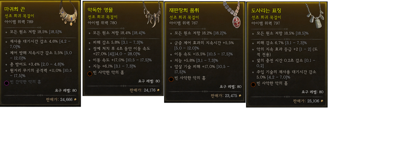 디아블로4 인벤 목걸이 시세 있을까요 디아블로4 인벤 도적 게시판