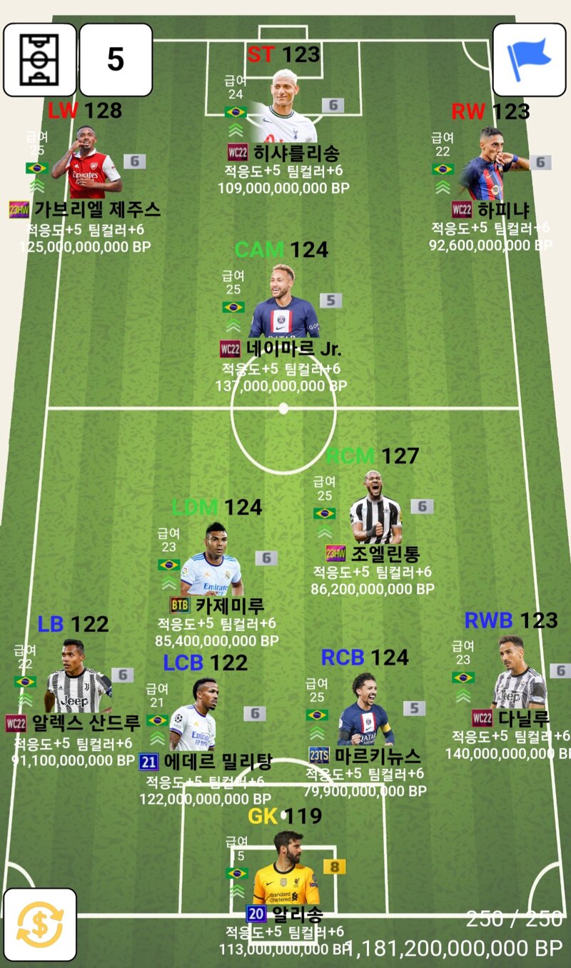 Fc 온라인 인벤 1조대 팀 추천 해주세요 Fc 온라인 인벤 팀전술 평가 상담 게시판