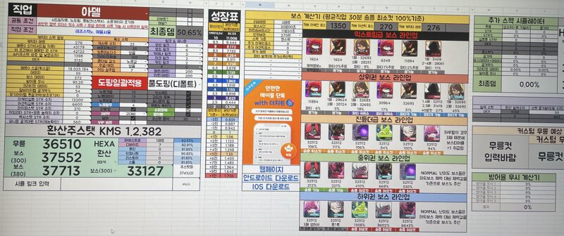 메이플스토리 인벤 아델형님들 무릉층수가 궁금합니다 메이플스토리 인벤 전사 직업게시판