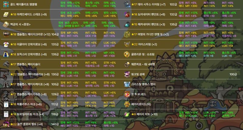 메이플스토리 인벤 마약 빠져도 추가 스펙업 없이 해방까지 무난할까요 메이플스토리 인벤 마법사 직업게시판