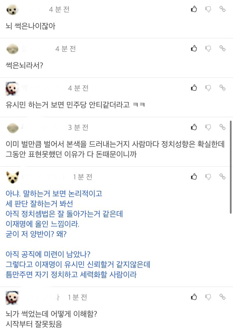 펨코 아직도 유시민한테 징징대는 펨붕이들 오픈이슈갤러리 인벤