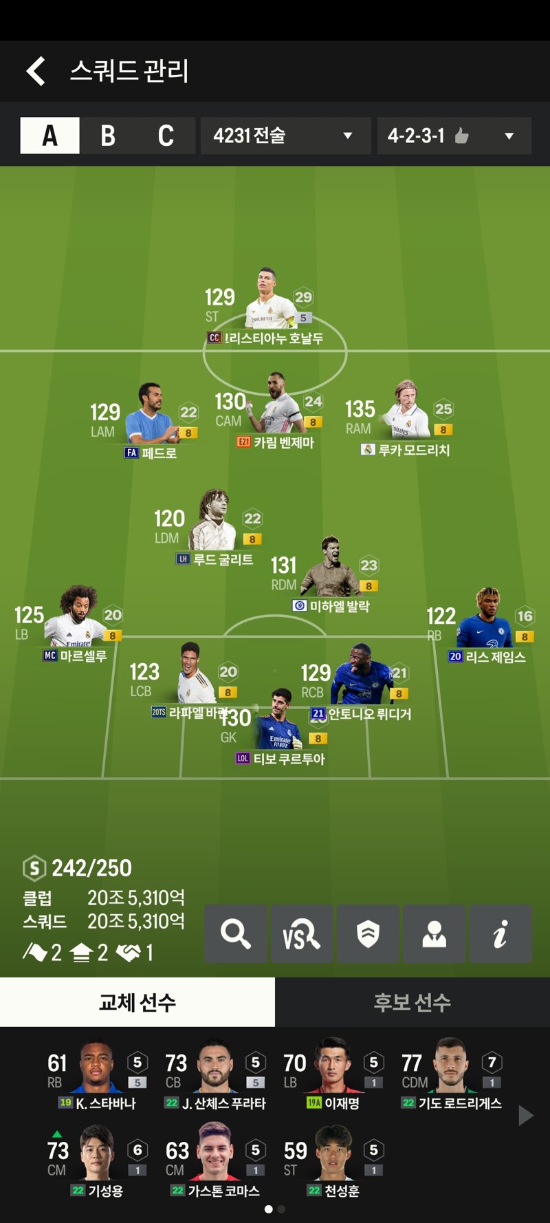 Fc 온라인 인벤 첼레알 20조 달성 ㅎㅎ Fc 온라인 인벤 자유게시판