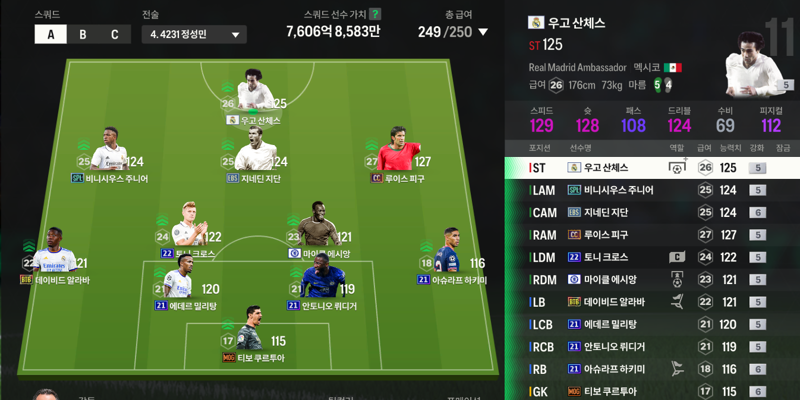 Fc 온라인 인벤 7700억레알 보강부탁드립니다 3500억 보유 Fc 온라인 인벤 팀전술 평가 상담 게시판