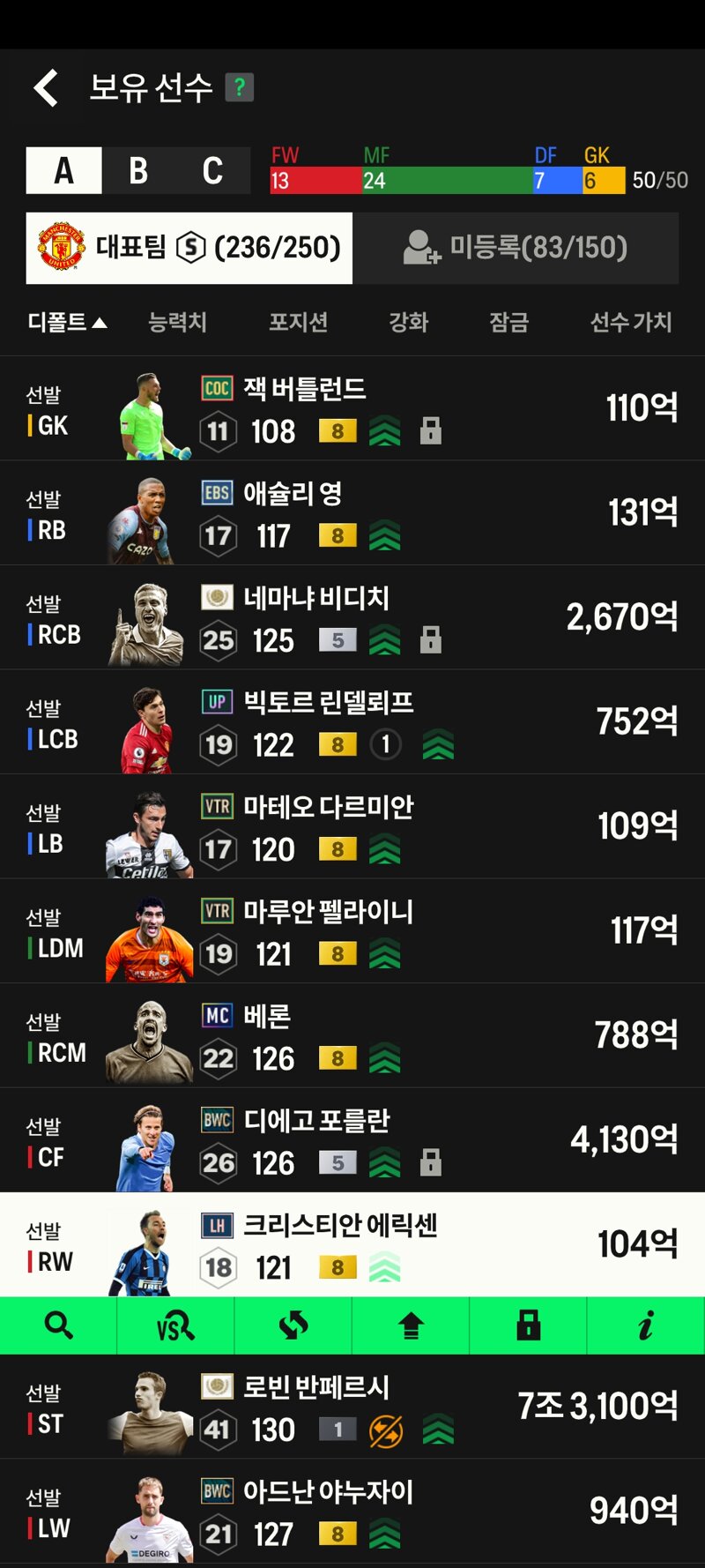 Fc 온라인 인벤 맨유 스쿼드 보강중 Fc 온라인 인벤 자유게시판