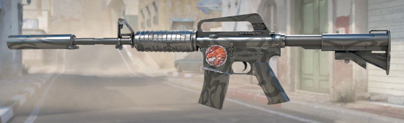 팟벤 M4a1 S 다크워터 포효 스티커 판매합니다 카스글옵csgo 팟벤