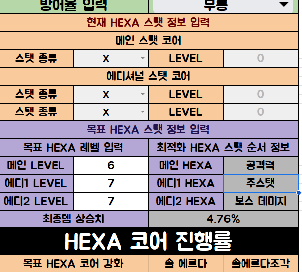 메이플스토리 인벤 환산 헥사스텟 메이플스토리 인벤 자유게시판