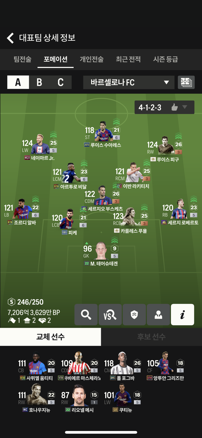 Fc 온라인 인벤 5천억 바르샤 어때요 Fc 온라인 인벤 자유게시판