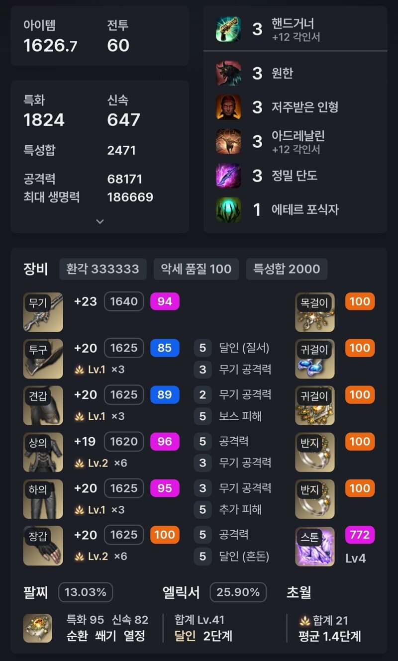 로스트아크 인벤 달인 핸건 정단 빼고 예둔 어떤가요 로스트아크 인벤 데빌헌터 게시판