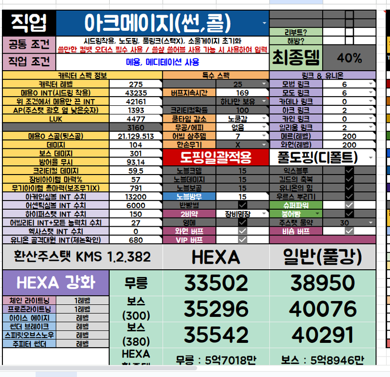 메이플스토리 인벤 이 스펙으로 해방가능함 메이플스토리 인벤 자유게시판
