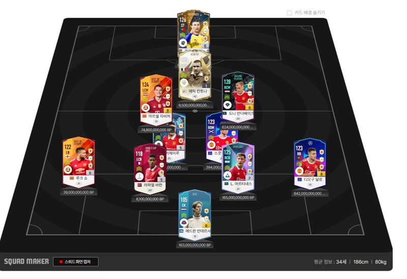 Fc 온라인 인벤 문신 칸토나 박고 맨유 스쿼드 맛있게 부탁드립니다 Fc 온라인 인벤 감독모드 게시판