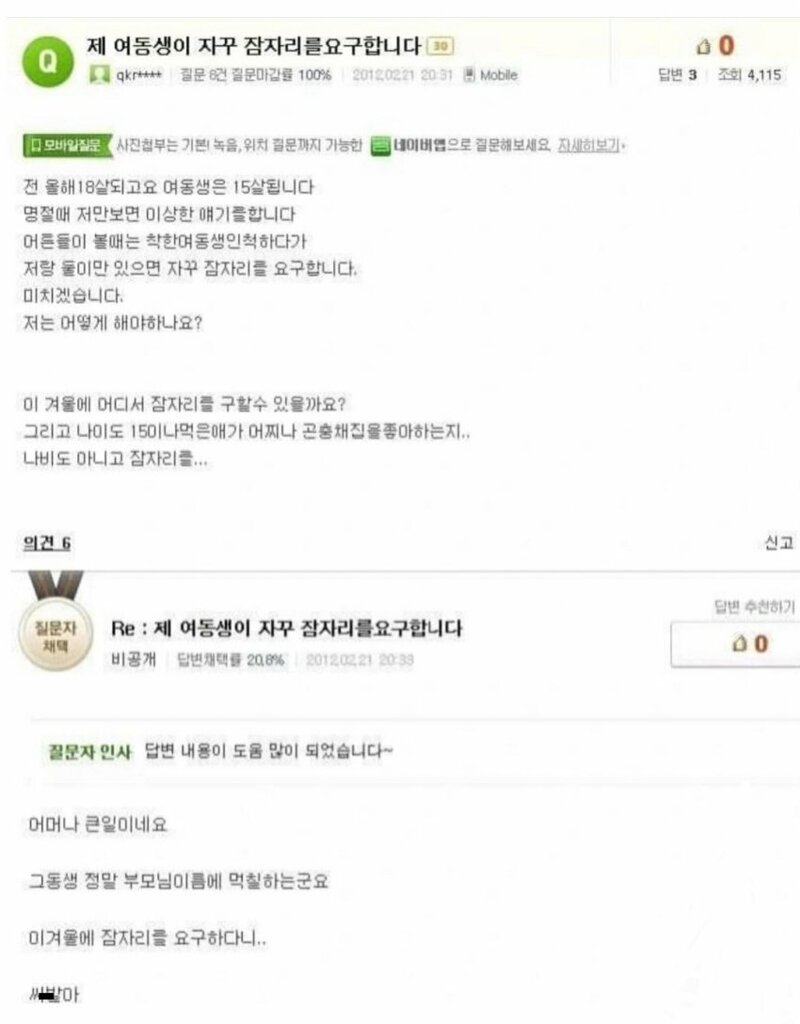 메이플스토리 인벤 제 여동생이 잠자리를 원해요 메이플스토리 인벤 자유게시판