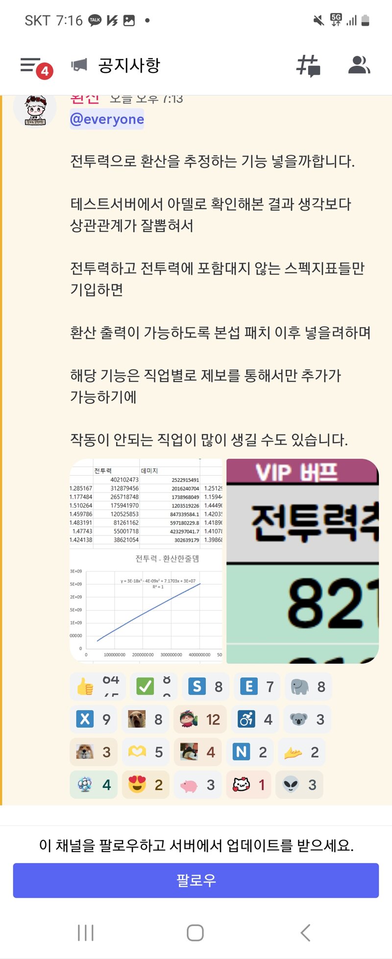 메이플스토리 인벤 환산 전투력 관련 공지 메이플스토리 인벤 자유게시판