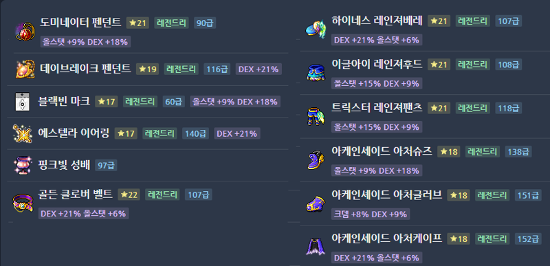 메이플스토리 인벤 검환 쓸 부위 순서 궁금합니다 메이플스토리 인벤 리부트 게시판