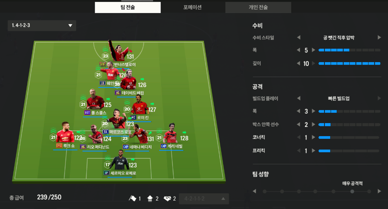 Fc 온라인 인벤 맨유로 오랜만에 챔스 복귀 했네요 Fc 온라인 인벤 감독모드 게시판
