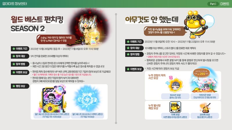 메이플스토리 커뮤니티 화제 정보센터 Ver12383 업데이트 미리보기 Vortex Gaming
