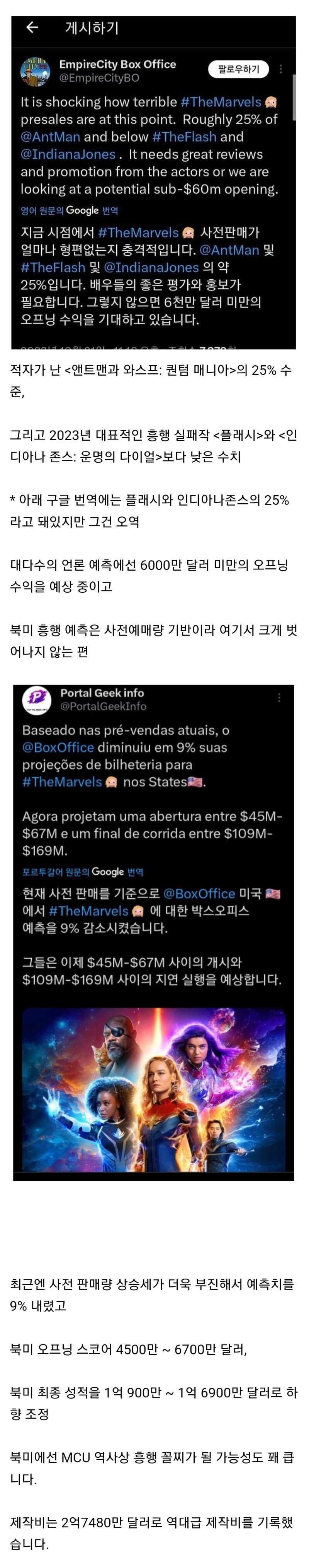 모두가 기대하던 마블 신작 근황 볼텍스 게이밍