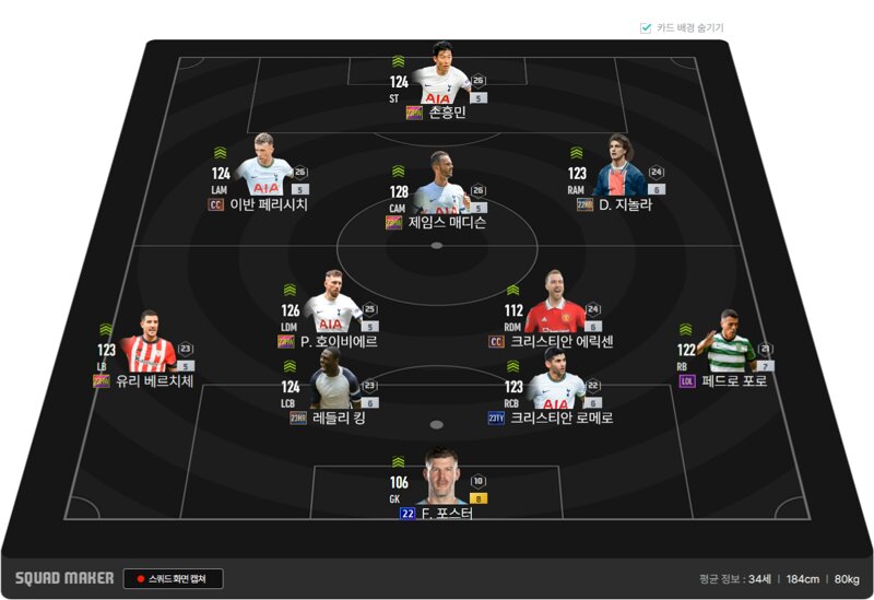 Fc 온라인 인벤 토트넘 조언 좀 해주세요 Fc 온라인 인벤 팀전술 평가 상담 게시판