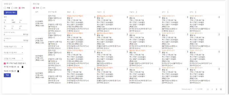 로스트아크 인벤 고대 악세 맞추려는데 올 고대 Vs 특화 1800이상 로스트아크 인벤 소울이터 게시판