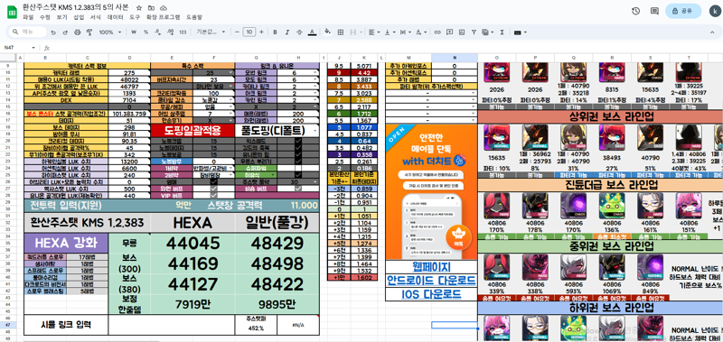 메이플스토리 인벤 환산 계산기 상으로 하진힐 170정도인데 메이플스토리 인벤 리부트 게시판