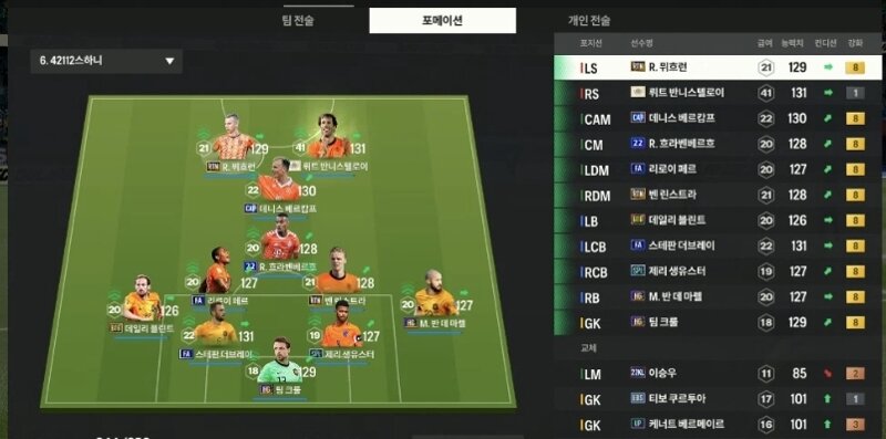 Fc 온라인 인벤 네덜란드로 팀갈후 슈챔찍먹 성공 Fc 온라인 인벤 감독모드 게시판