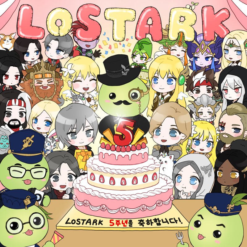 로스트아크 인벤 로스트아크 5주년 축하해요 팬아트 로스트아크 인벤 자유 게시판