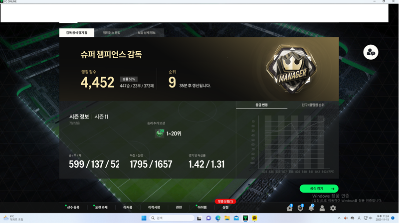 Fc 온라인 인벤 맨유로 첫 한자리 등수 Fc 온라인 인벤 감독모드 게시판