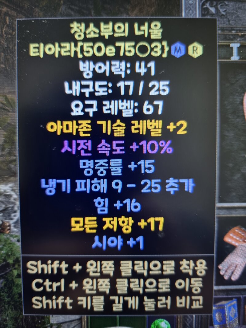 아마뚜껑 디아블로2 자유 게시판 디아블로2 인벤