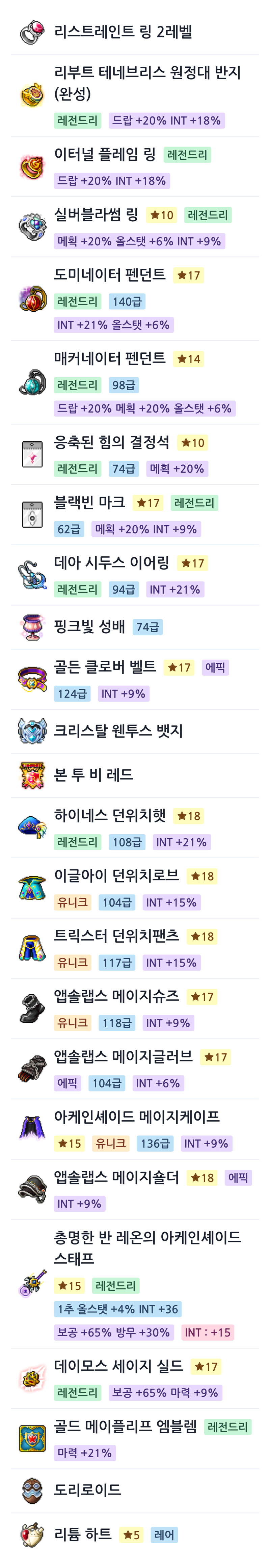 메이플스토리 인벤 템셋 진로에 도움을 주세요리스펙 사진첨부 메이플스토리 인벤 리부트 게시판
