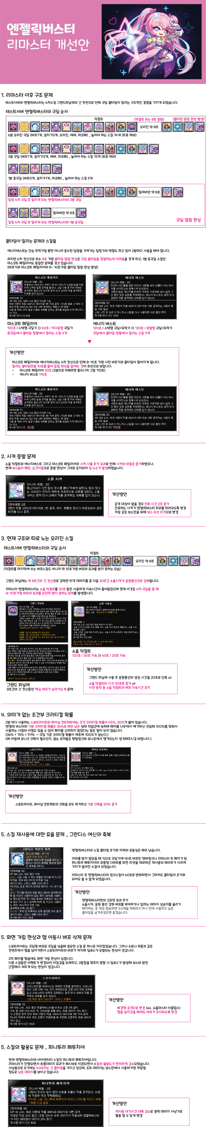 메이플스토리 인벤 엔버 개선안 제작해봤습니다 메이플스토리 인벤 해적 직업게시판