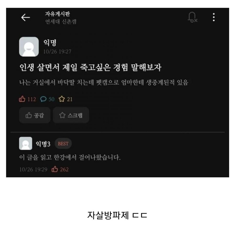 메이플스토리 인벤 인생 살면서 제일 죽고 싶었던 경험을 말해보자 메이플스토리 인벤 자유게시판