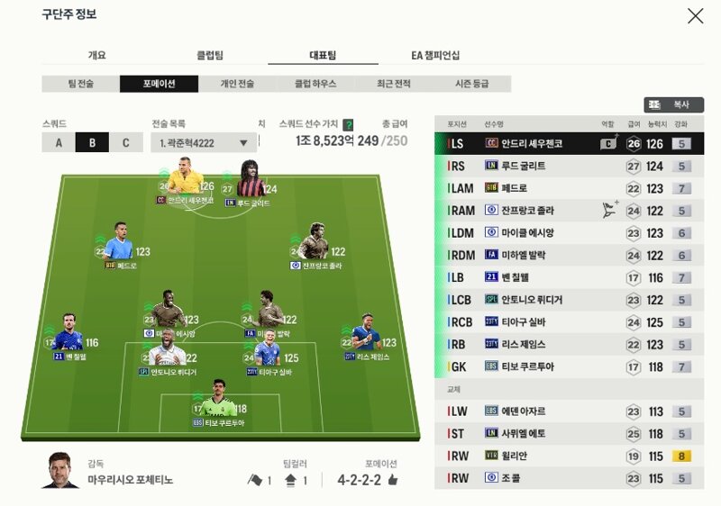 Fc 온라인 인벤 첼시 스쿼드 보강 문의 Fc 온라인 인벤 팀전술 평가 상담 게시판