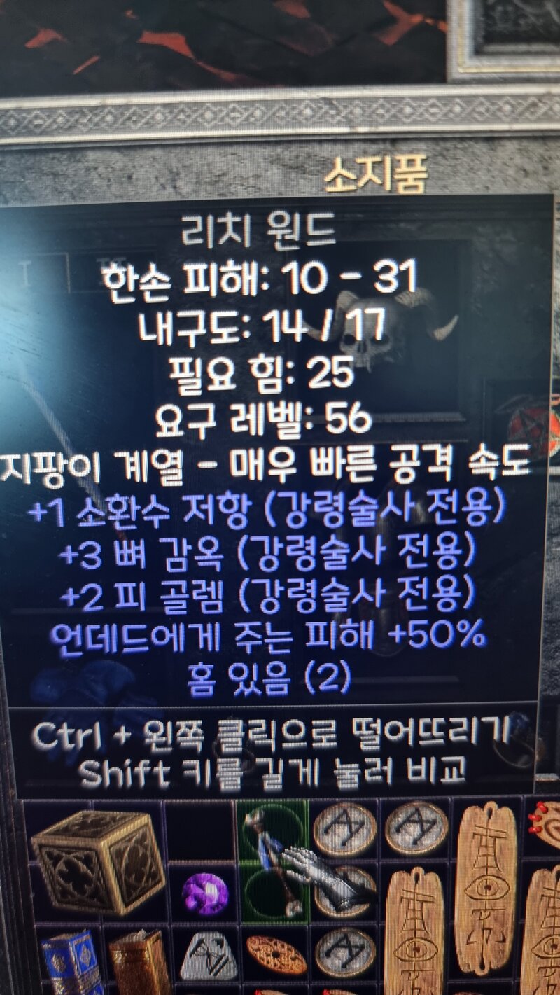 이거 환인가요 디아블로2 득템and자랑 게시판 디아블로2 인벤